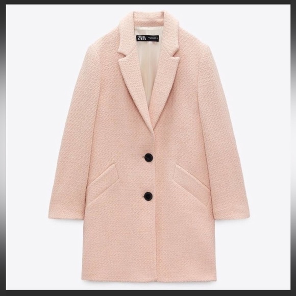 Zara | Jackets & Coats | Zara Texture Coat | Poshmark